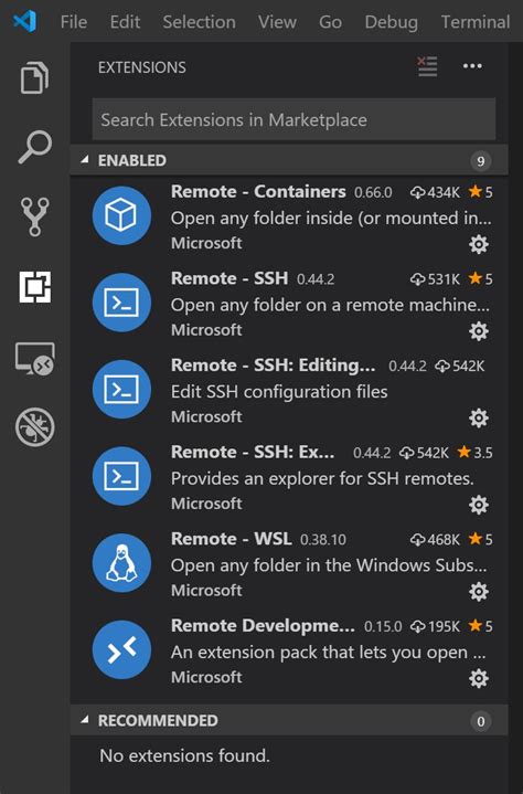 vs code remote development unihon s