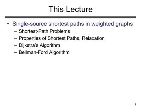 Single Source Stortest Path Bellman Ford And Dijkstra Ppt