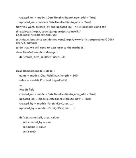 Django Design Patterns