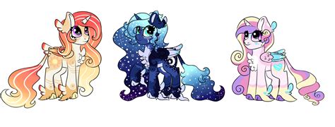 Mlp Redesigns Princesses By Mrmustashe On Deviantart
