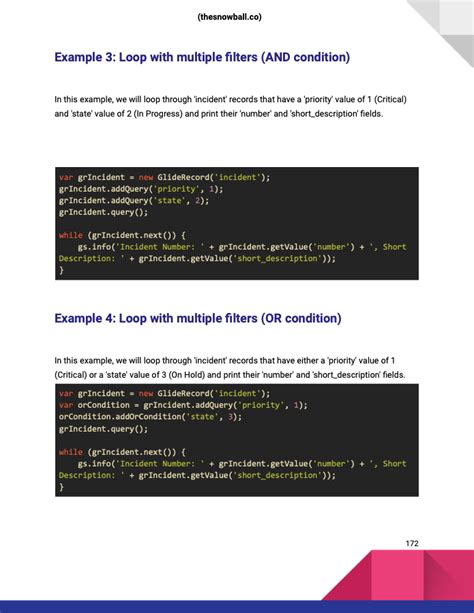 A Servicenow Developers Manual The Snowball