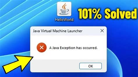 A Java Exception Has Occurred Error On Windows 11 10 87 How To Fix Cannot Open Jar Files