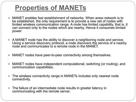 mobile computing manets routing algorithms pptx computer networking