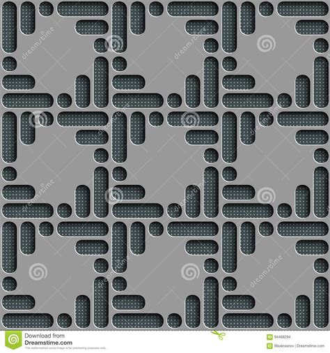 Seamless Grid Pattern Stock Vector Illustration Of Abstract 94468294