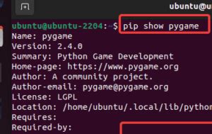 Pygame Installation On Ubuntu 22 04 Or 20 04 Linux LinuxShout