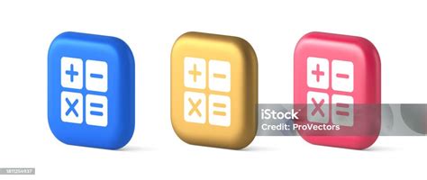 계산기 수학 계산 버튼 회계 잔액 수학 금융 키보드 3d 아이콘 0명에 대한 스톡 벡터 아트 및 기타 이미지 0명 3차원 형태 경제 Istock