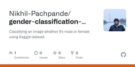 Gender Classification Image Gender Classification Ipynb At Main Nikhil Pachpande Gender