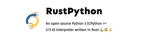 rustpython python puissance rust open source le site de korben