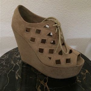 Liliana Shoes Sexy Sandal With Wide Hill Rosegold Poshmark