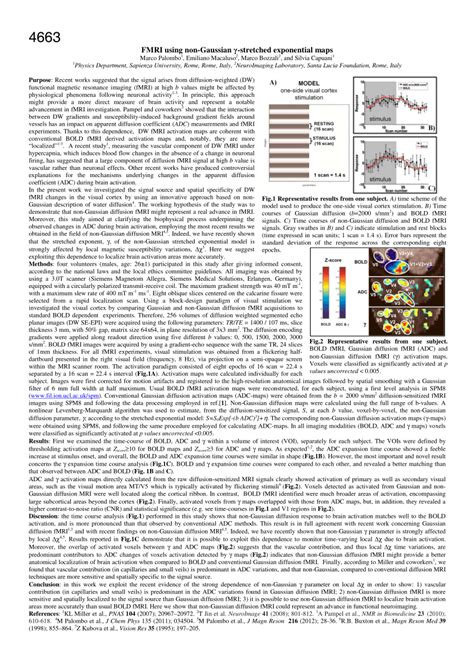 Pdf Fmri Using Non Gaussian γ Stretched Exponential Maps
