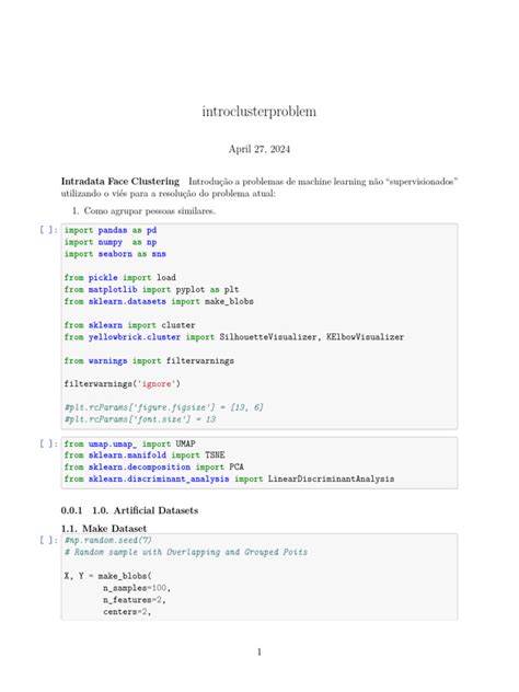 Intro Cluster Problem Python Pdf Cluster Analysis Data Analysis