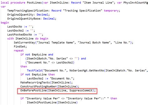 Event Request New Event In Codeunit 23 Itemjnlpostbatch