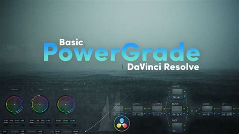 Free Davinci Resolve Powergrade Basic Node Tree