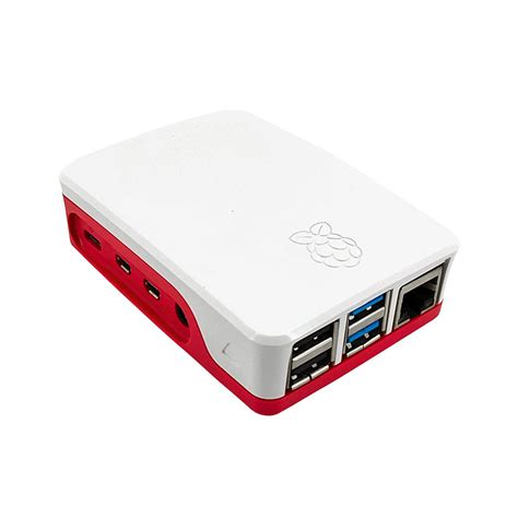 Raspberry Pi4 Casing Red White Transcom Electronics