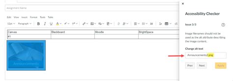 Canvas Tip Creating An Accessibility Compliant Course Learning