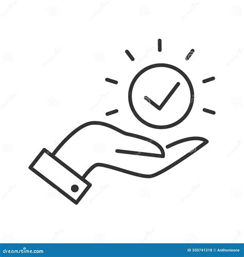 Outline Check In Vector Icon Isolated Black Simple Line Element Illustration From Accommodation