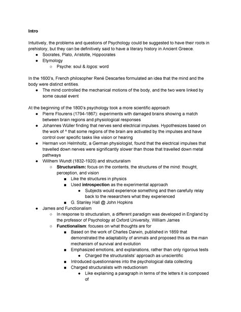 Copy Of Psych 1x03 Module Notes Intro Intuitively The Problems And