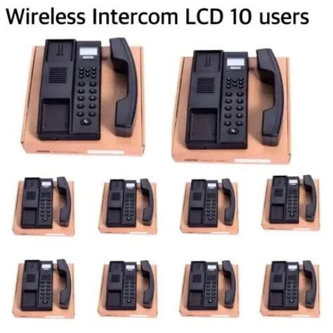 Digital Lcd Wireless Intercom 10 Users Konga Online Shopping