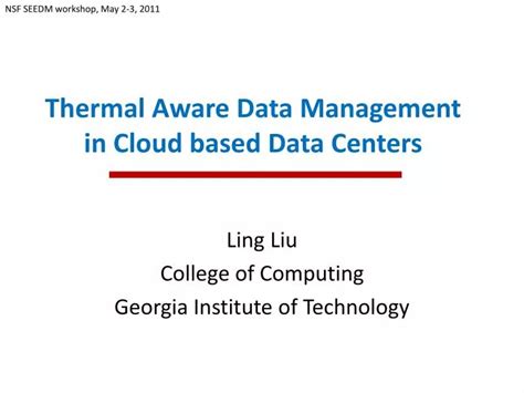Ppt Thermal Aware Data Management In Cloud Based Data Centers Powerpoint Presentation Id3018448