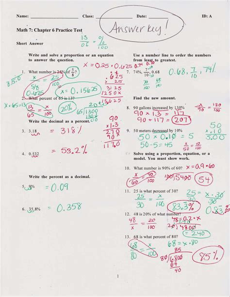 Ms Jean S Classroom Blog Math 7 Chapter 6 Practice Test Answers