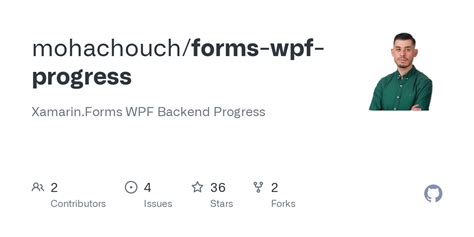 Github Mohachouch Forms Wpf Progress Xamarin Forms Wpf Backend Progress
