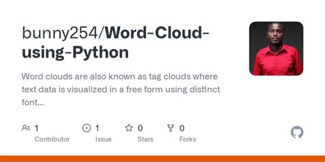 Github Bunny Word Cloud Using Python Word Clouds Are Also Known As Tag Clouds Where Text