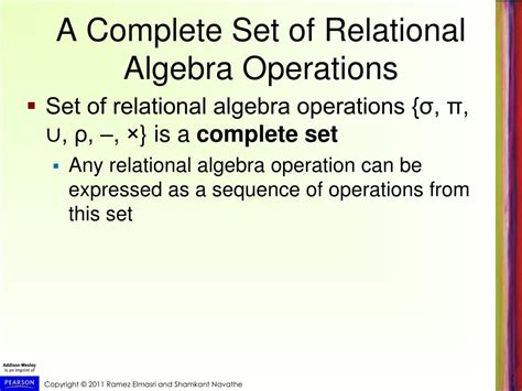 PPT Chapter 6 The Relational Algebra And Relational Calculus PowerPoint Presentation ID 2604561