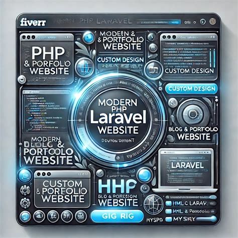 build a modern blog or portfolio website with php laravel and vue js by abutaher06 fiverr