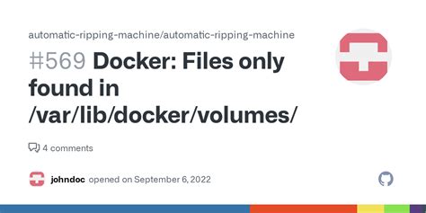 Docker Files Only Found In Var Lib Docker Volumes Issue