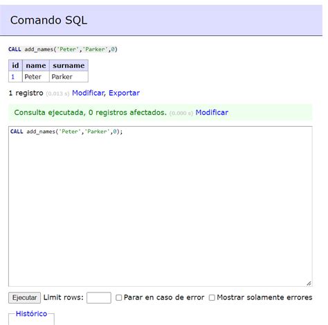 Creating A Stored Procedure In MySQL SQL Trailheads