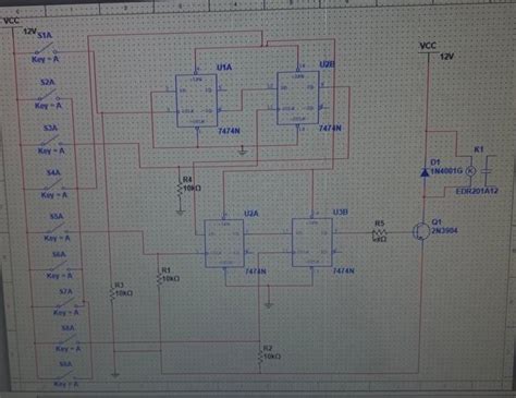 Solved I Want The Truth Table Of This Circuit Digram