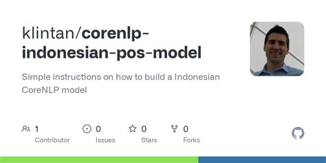 github klintan corenlp indonesian pos model simple instructions on how to build a indonesian