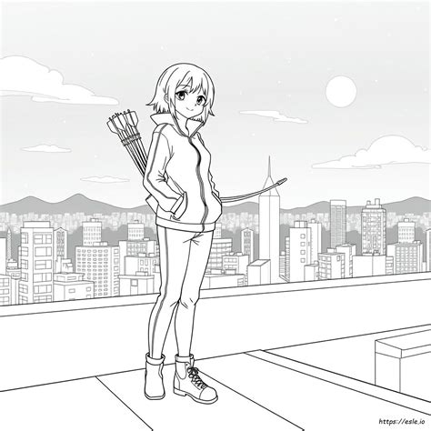 Mha Coloring Pages Eri