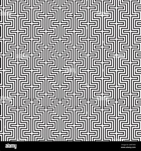 Seamless Geometric Square Angle Pattern Stock Vector Image Art Alamy