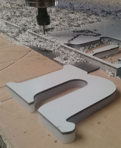 Letras Aluminio Compuesto Corpóreas Corte Router Alucobond Corte Router