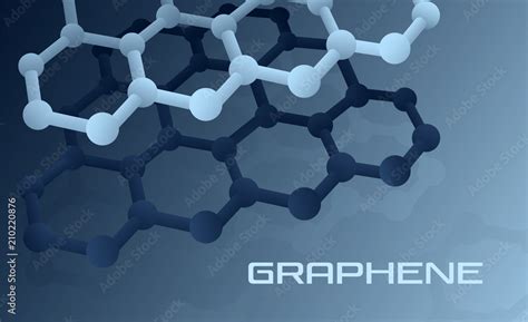 Graphene Atomic Structure Stock Vector Adobe Stock