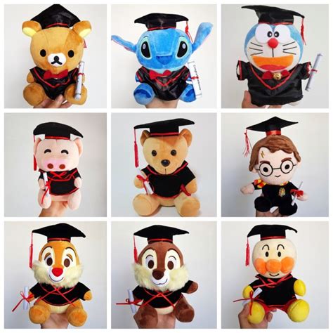 [sg seller] 20cm 30cm graduation plushie with name customisation