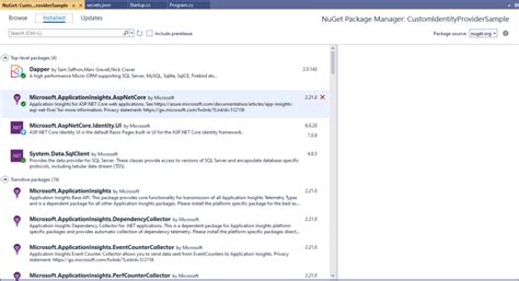 Net Aspnet Core Custom Identity Provider Sample Update Devmobiles Blog