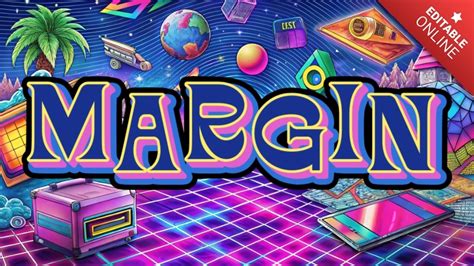 Margin Retro Trippy Text Effect Generator
