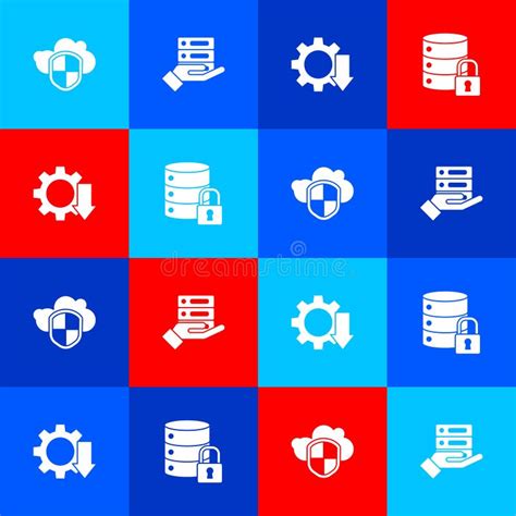 Set Cloud And Shield Server Data Web Hosting Cost Reduction And