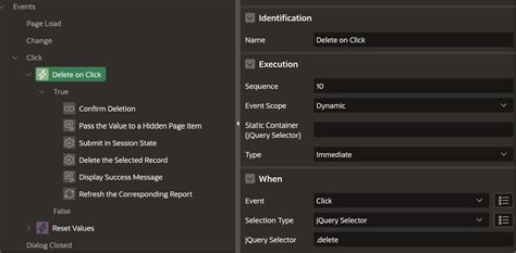 Implementing Checksum Based Interactive Report Row Deletion Kubicek Consulting Gmbh Oracle