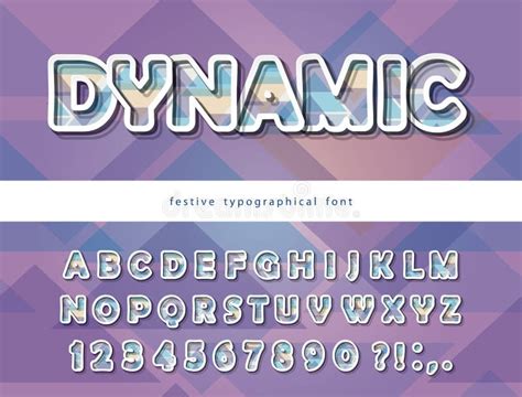 modern dynamic font cut out stylized 3d letters and numbers for sport