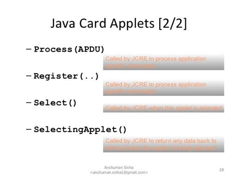 Technical Overview Of Java Card