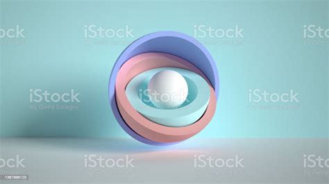 3d 최소한의 모션 디자인 화려한 반구 안에 숨겨진 공 레이어 오프닝 분홍색 배경에 격리 된 간단한 기하학적 개체 원시 모양 라이브 이미지 현대 애니메이션 포스터 구에 대한