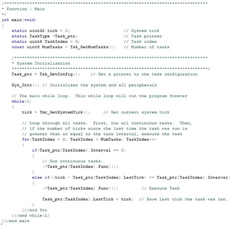 Task Scheduling With Function Pointers Beningo Embedded Group