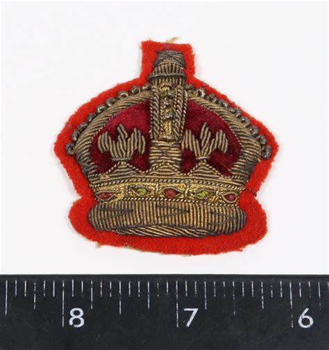 419 Rnwmp Early Rcmp Kings Crown Rank Insignia
