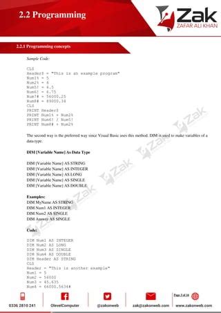 Programming Concepts By ZAK PDF Programming Languages Computing