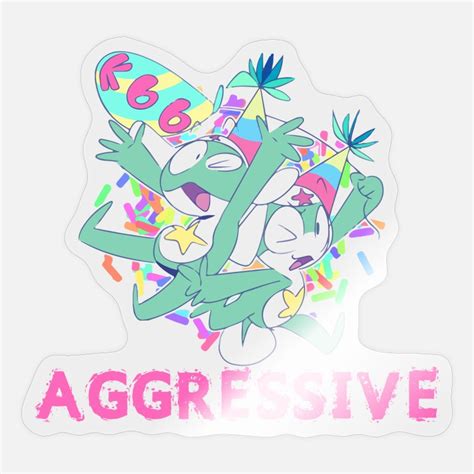 Aggressive Stickers Unique Designs Spreadshirt