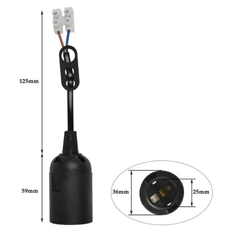 Suport Bec Soclu E27 10 Buc Plastic Negru Emag Ro