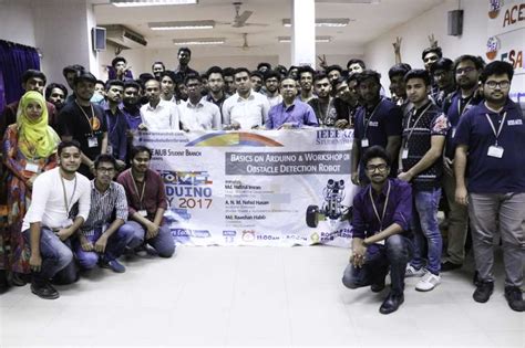 IEEE AIUB SB Organized Workshop On Basics Of Arduino And Obstacle Detection Robot On Arduino